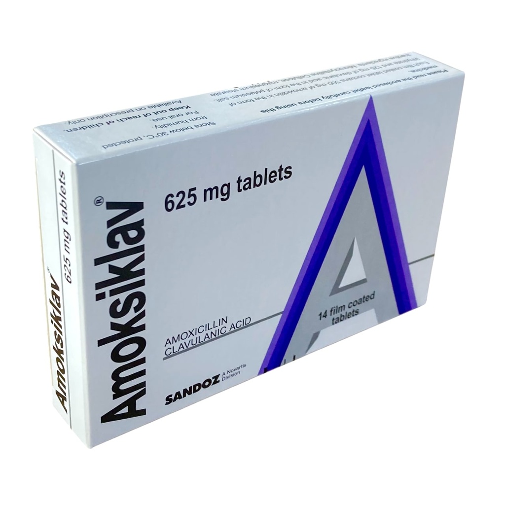 AMOKSIKLAV TAB 625MG (SANDOZ) | Meldinpharma